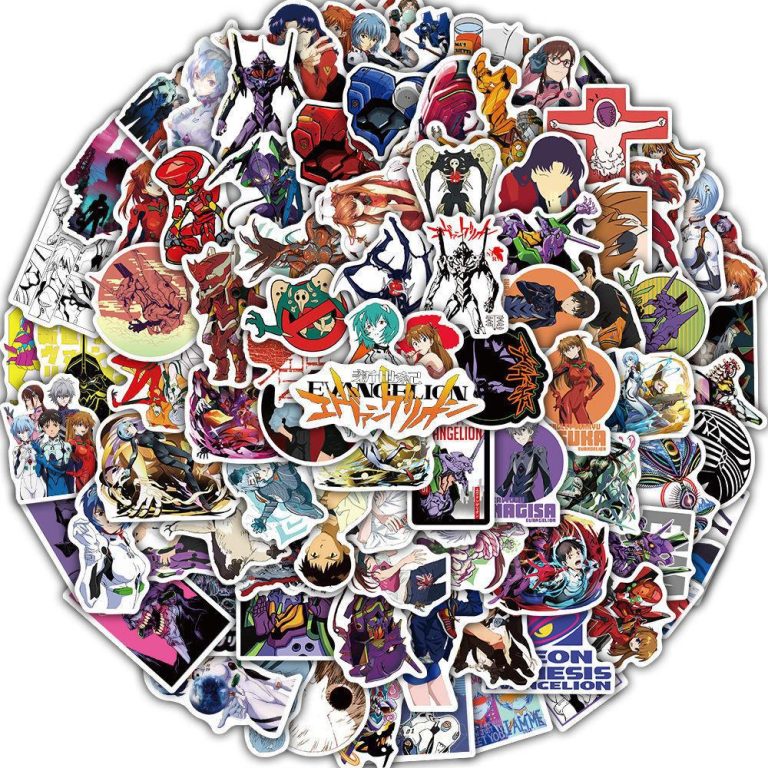 Neon Genesis Evangelion Stickers Collection 2024